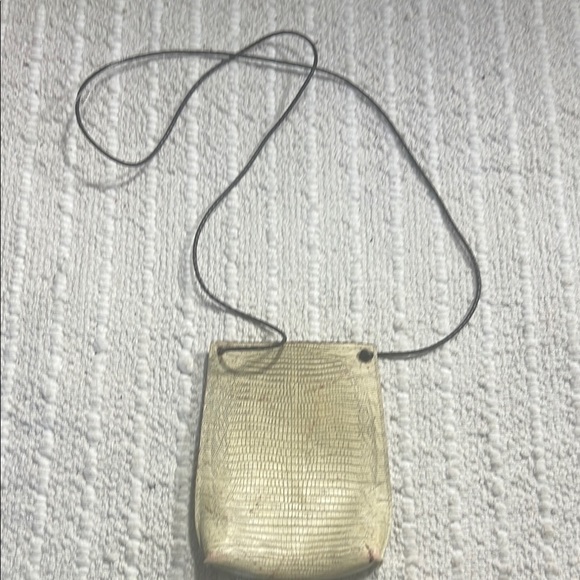 B. May | Bags | Bmay Stappy Cell Phone Pouch Animal Skin Chic Cream ...